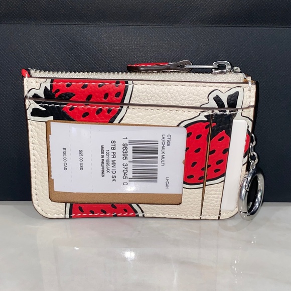 Coach | Bags | Coach Strawberry Id Wallet | Poshmark